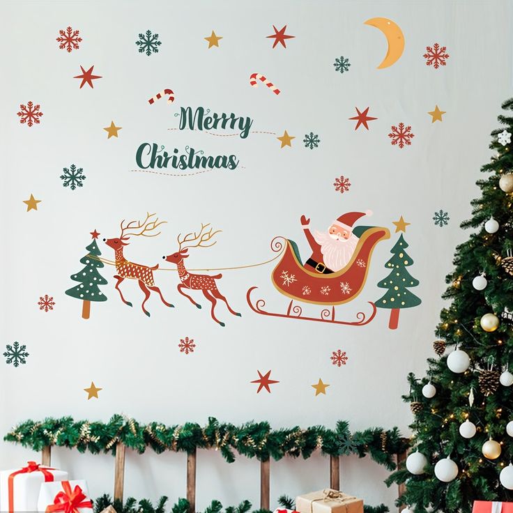 10 Hiasan Natal di Dinding Estetik, Bikin Rumah Makin Meriah