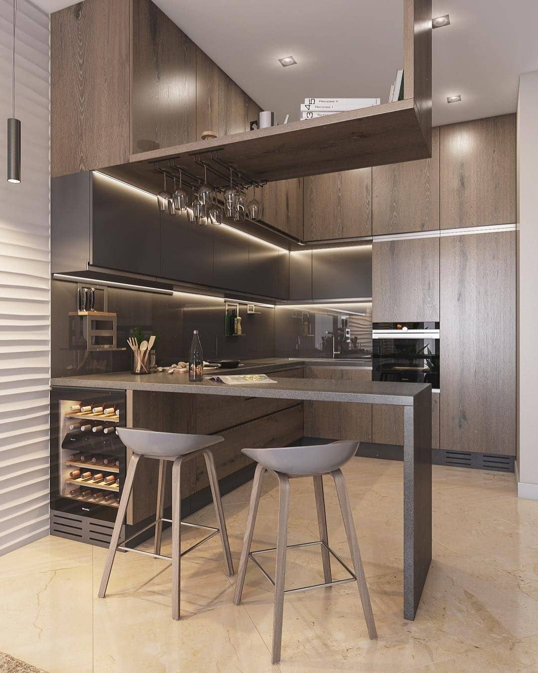 Mudah Ditiru! 11 Tips Penting Desain Mini Bar di Dapur