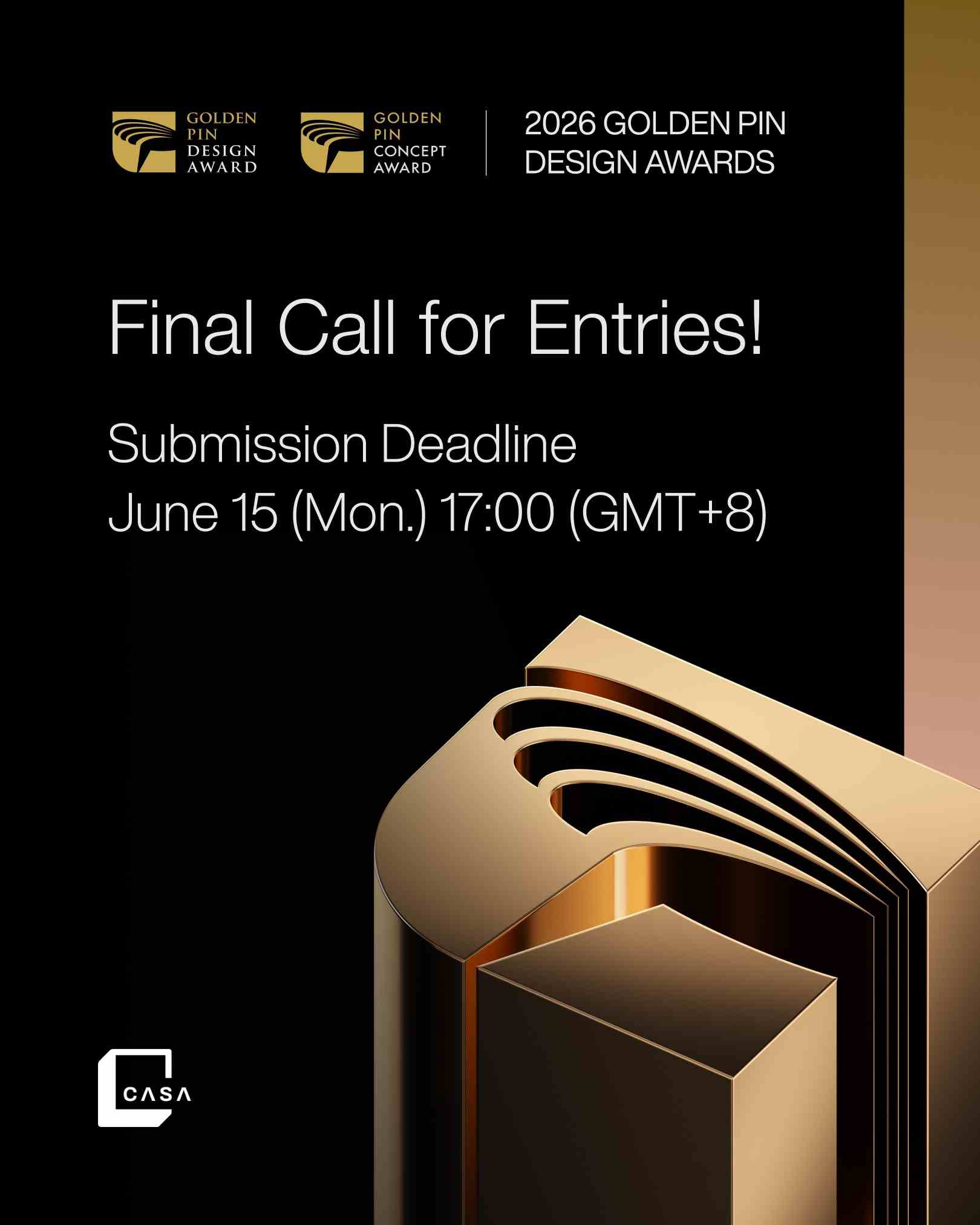 2026 Golden Pin Design Awards